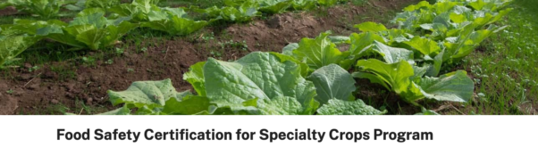 USDA Food Safety Certification for Specialty Crops Program - Vegetable ...