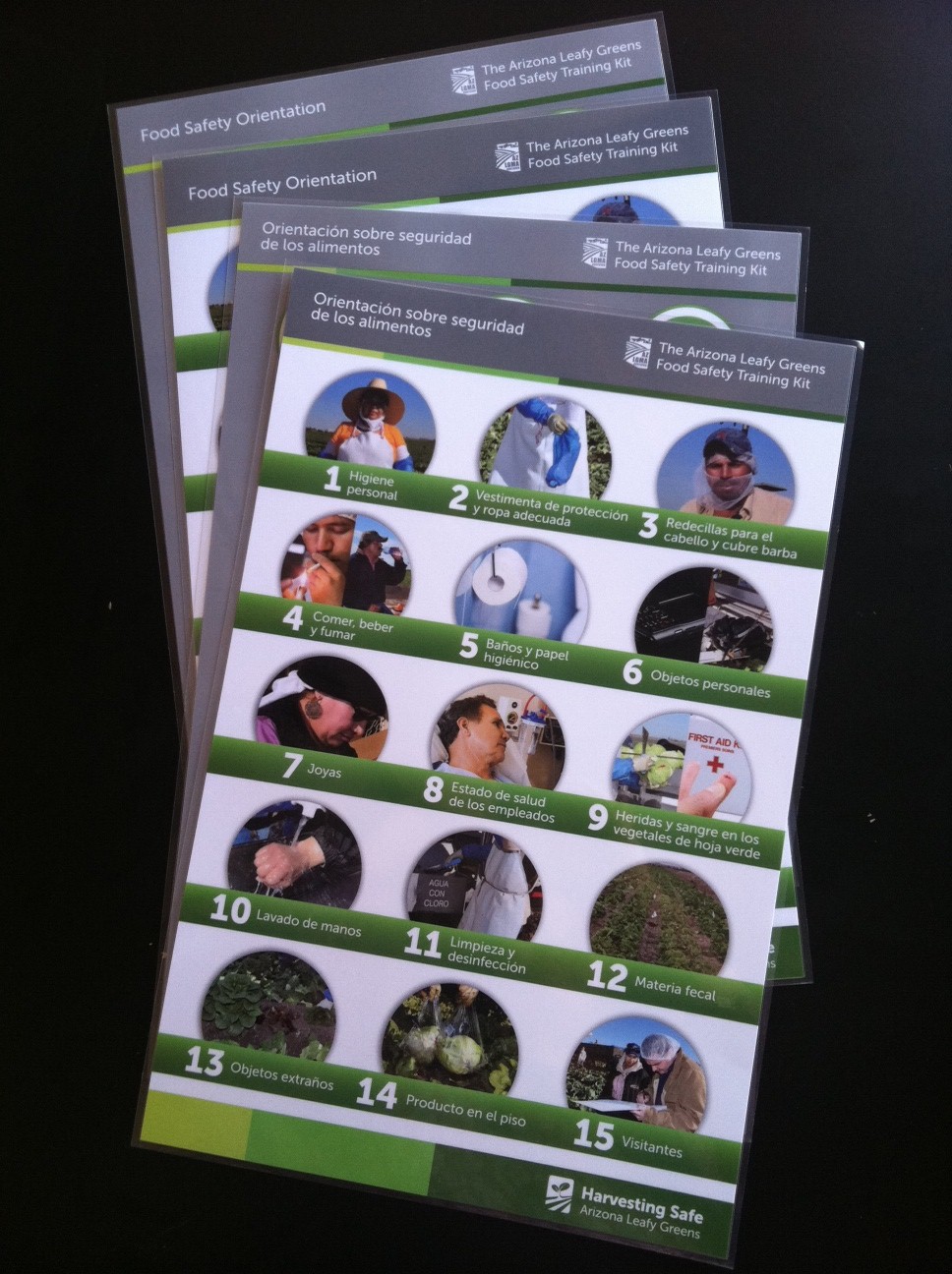 Food safety in leafy greans: Arizona offers food safety poster for use ...