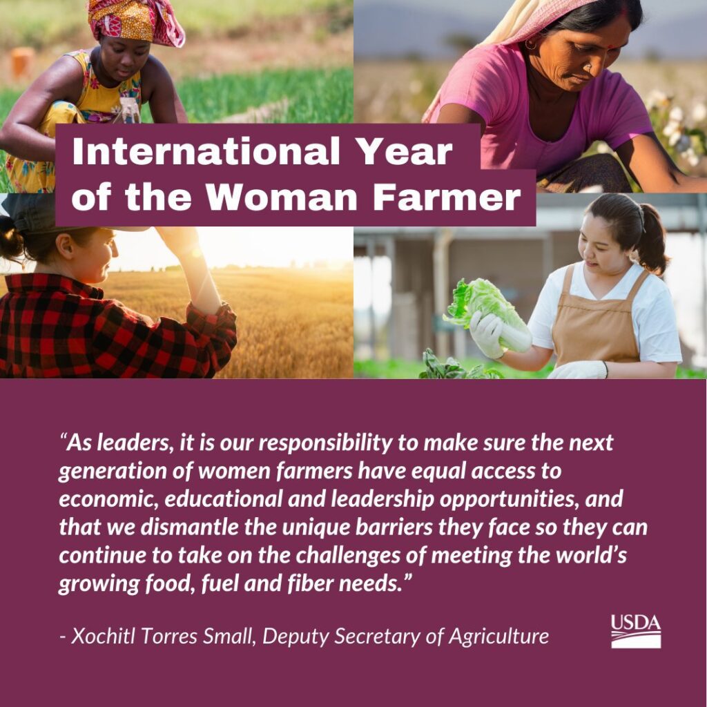 Female growers to be recognized in 2026 International Year of the Woman ...